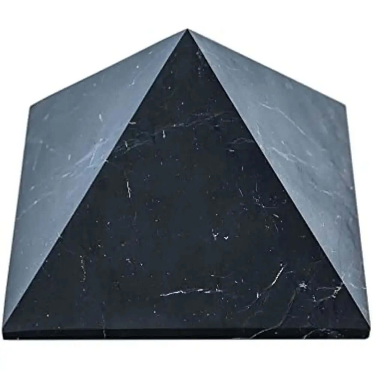 Shungite Pyramid: EMF Protection & Chakra Healing